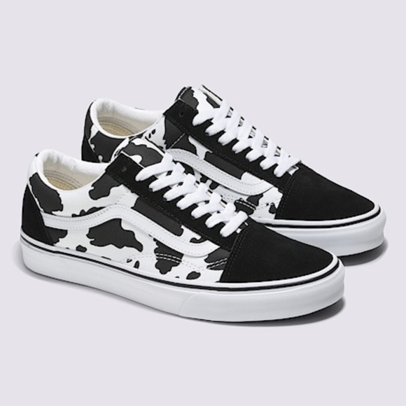 Vans | Shoes | Cow Print Vans | Poshmark